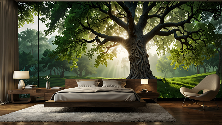 Modne fototapety do salonu – trendy, inspiracje i porady - Ozdoby na ...